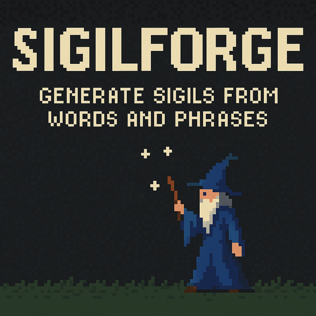 SIGILFORGE — Ritual Sigil Generator
