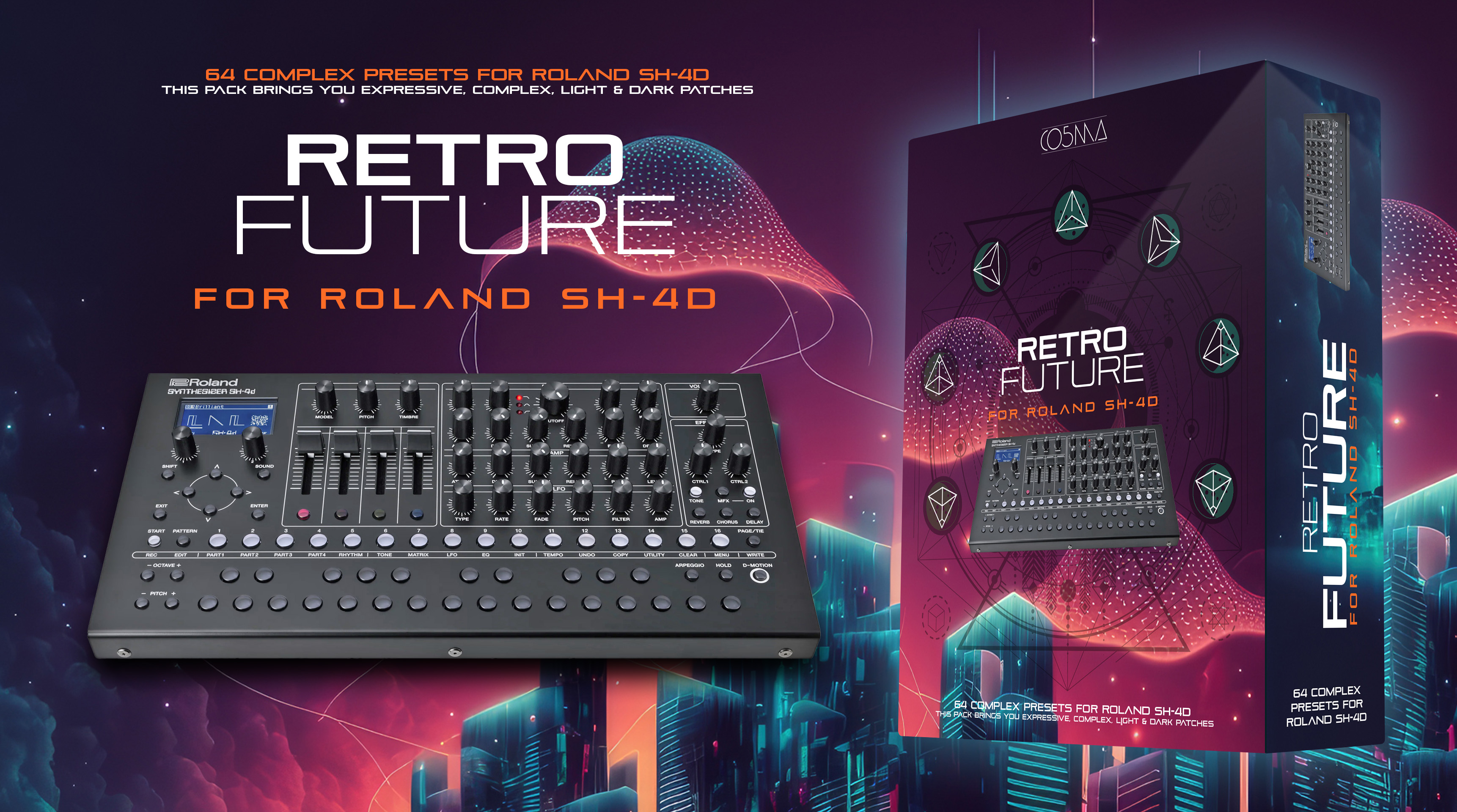 New sound bank for Roland SH-4d : RetroFuture - CO5MA Sound Banks For ...