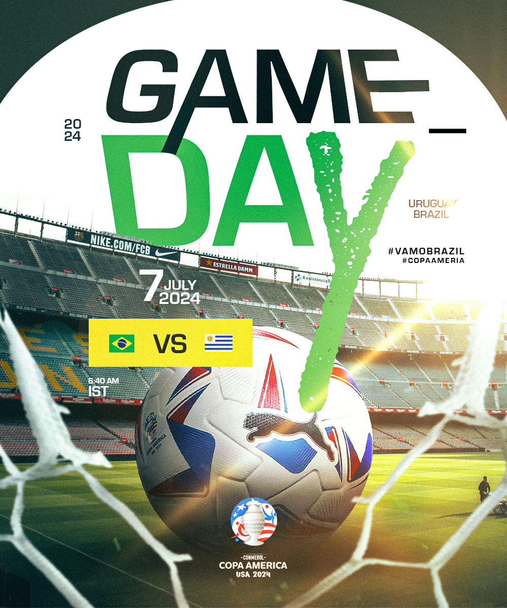 Game day football poster design