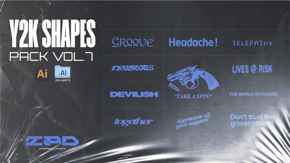 Y2K Shapes Pack Vol.7