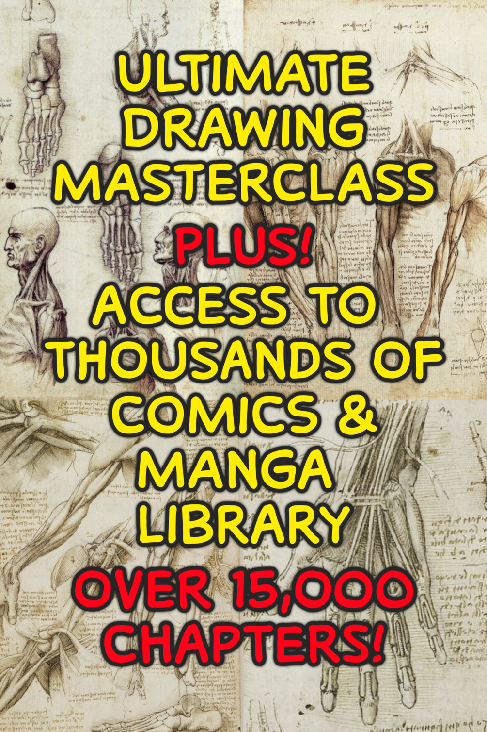DRAWING MASTERCLASS COURSES (Videos) PLUS Access to THOUSANDS of COMICS ...