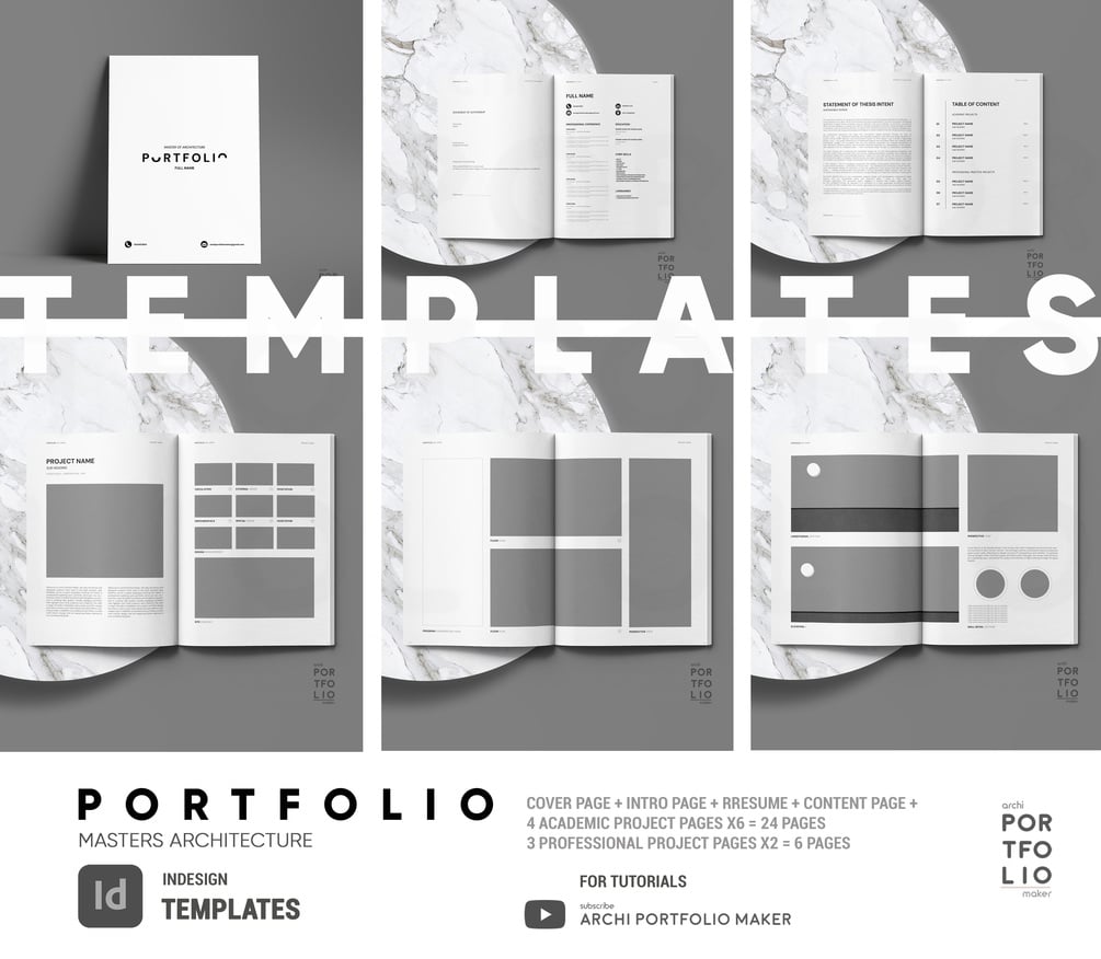 Master Architecture Portfolio Template 50