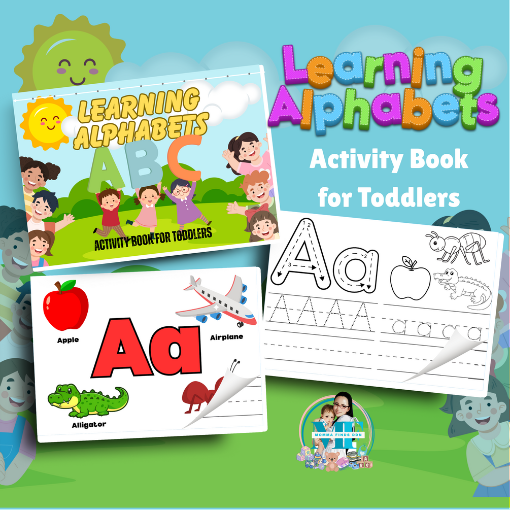 Learning ABC Activity Book for Toddlers: Master the Alphabet!