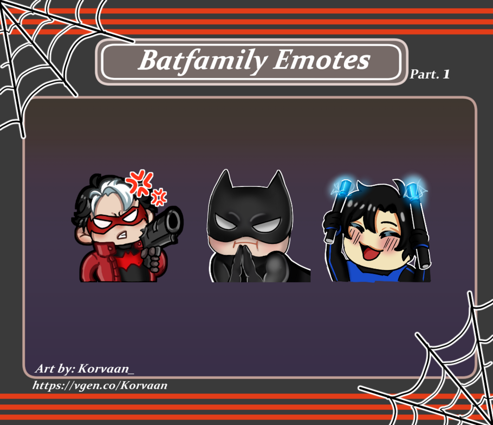 [FREE] Bat-Family Emote Pack #1