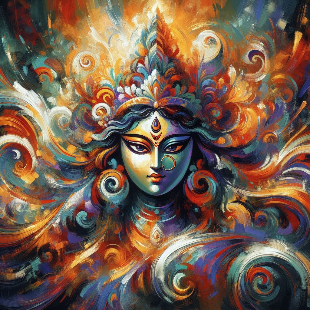 🎨Unleash Divine Creativity: Abstract Expression Images of Gods 🌟