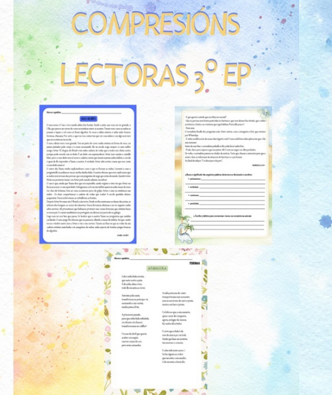 Comprensión lectoras 3º