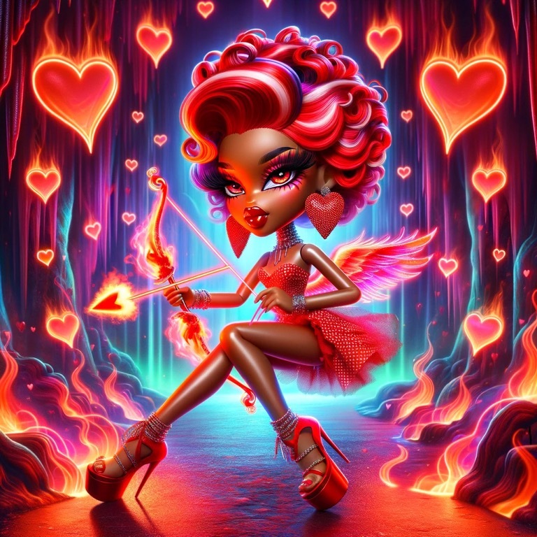 Custom Valentine's Day Bratz Style Dollz