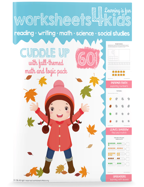 Cuddle Up - Fall Math Pack