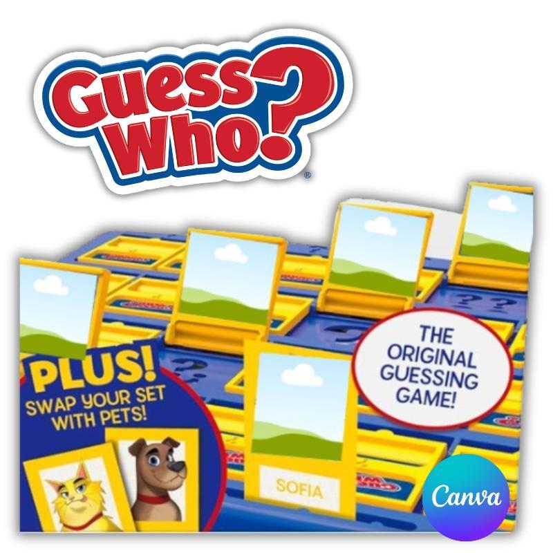 Guess Who Canva Template