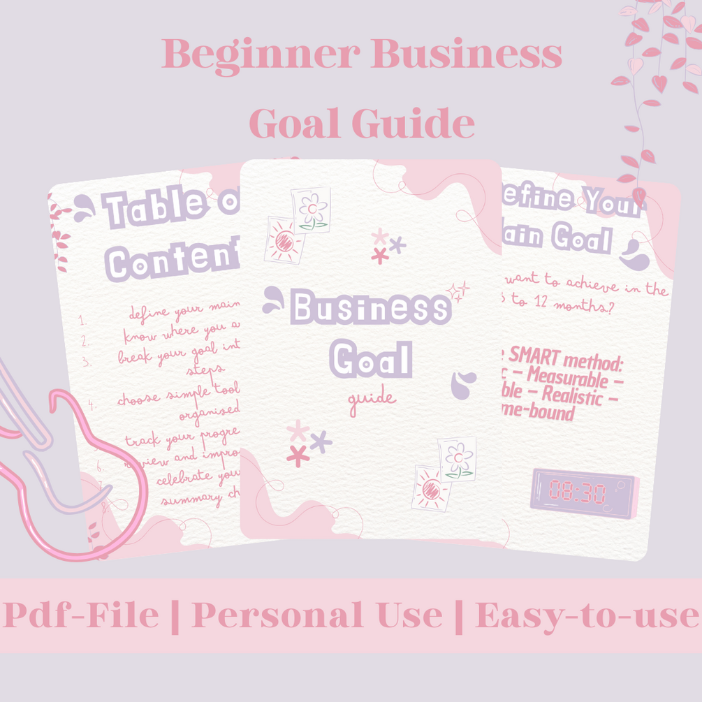 Beginner Business Goal Guide