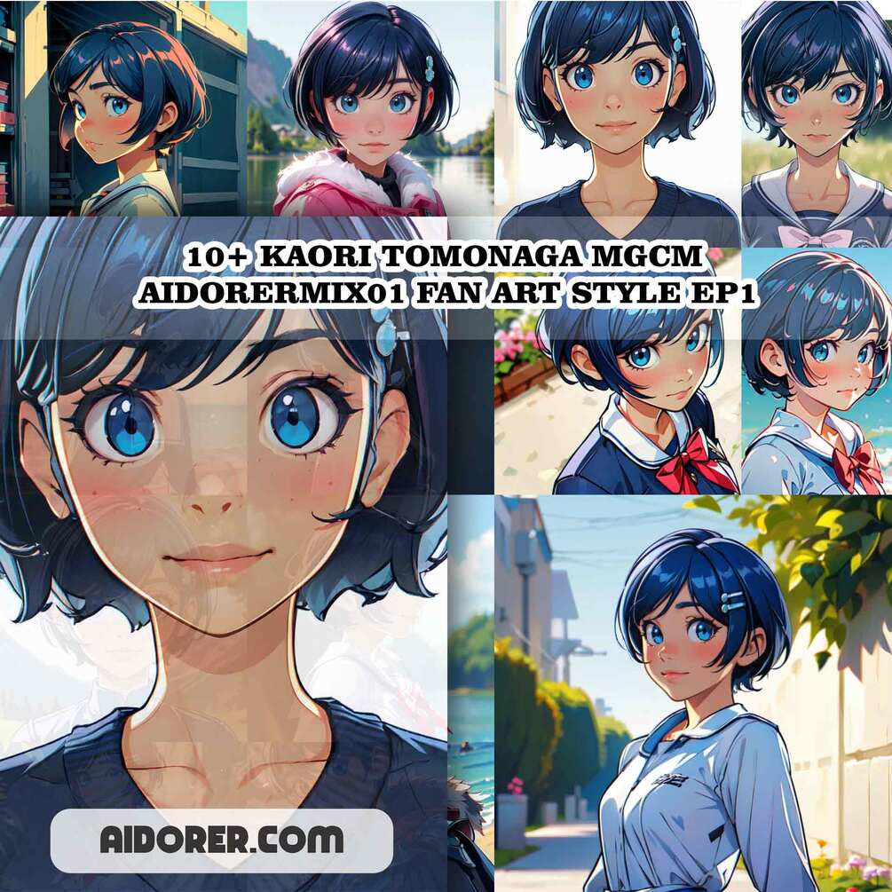 10+ KAORI TOMONAGA MGCM AIDORERMIX01 FAN ART STYLE EP1