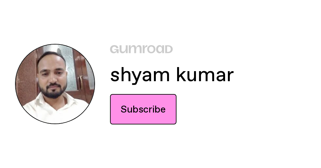 shyam kumar
