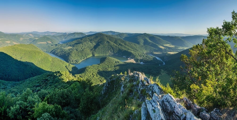 Sivec mountain - Ruzin water dam, Slovakia