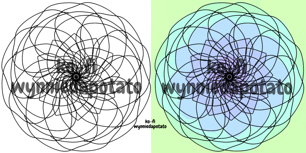 [FREE] Squiggly Flower Mandala