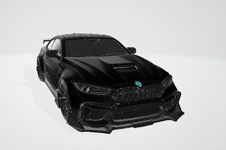 BMW with Wide Body Kit