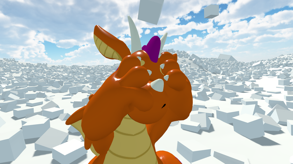 Inflatable Dragon VR Avatar Assets