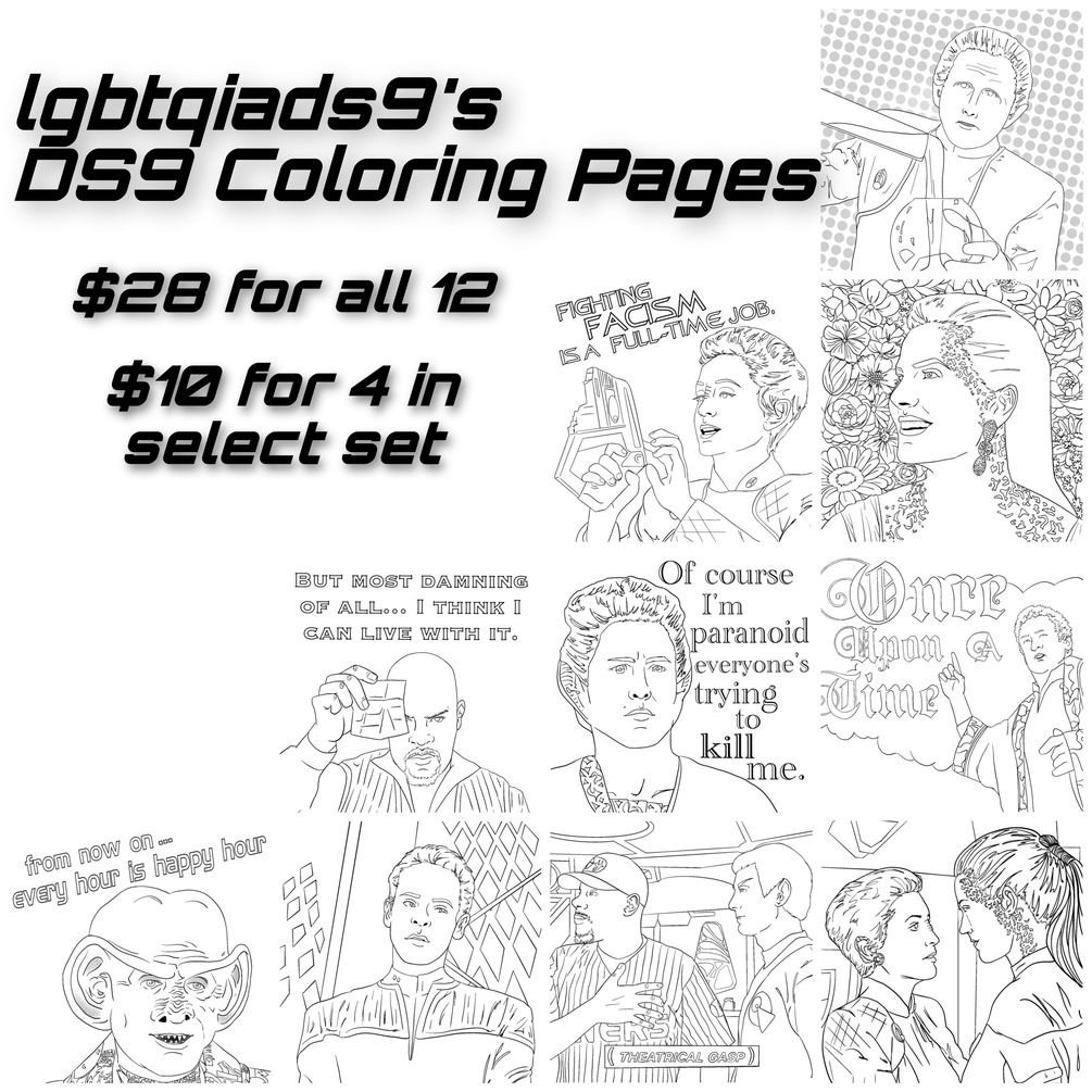 DS9 Coloring Pages: All 12!