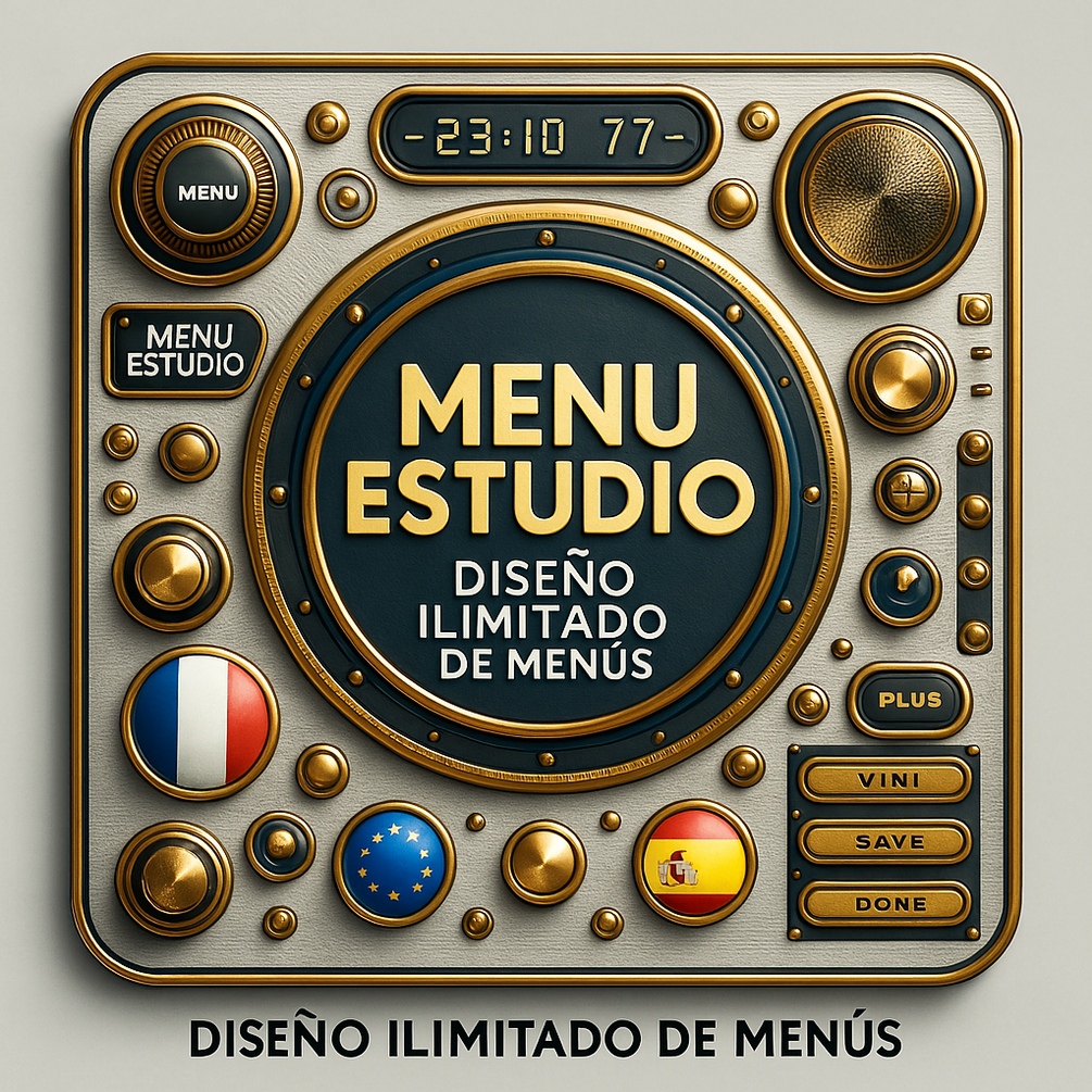 VisionChef Menu Studio™ – Menús Profesionales en Segundo