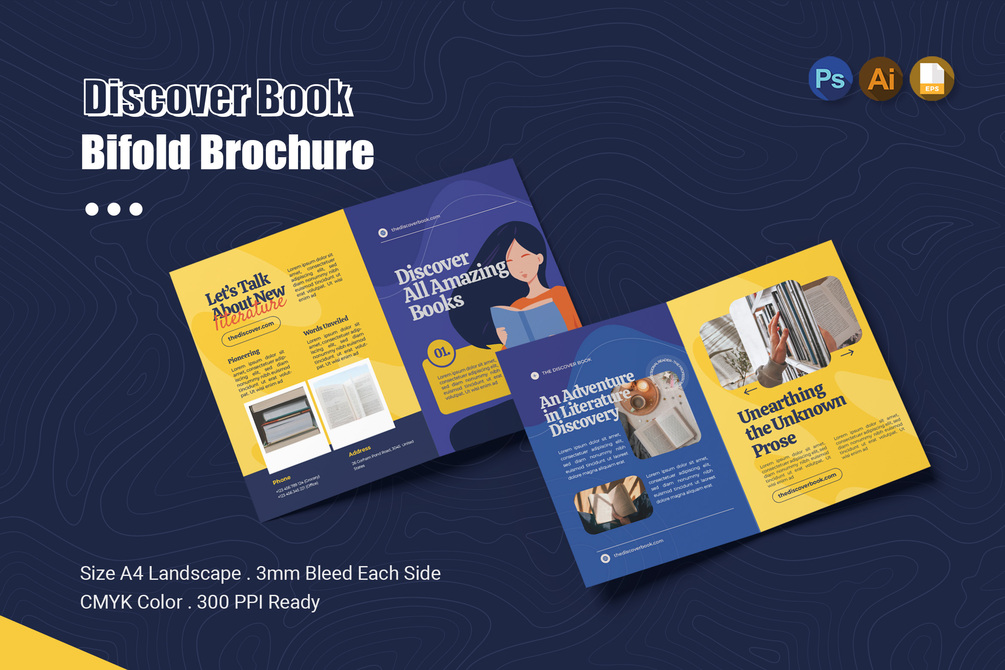 Discover Book Bifold Brochure