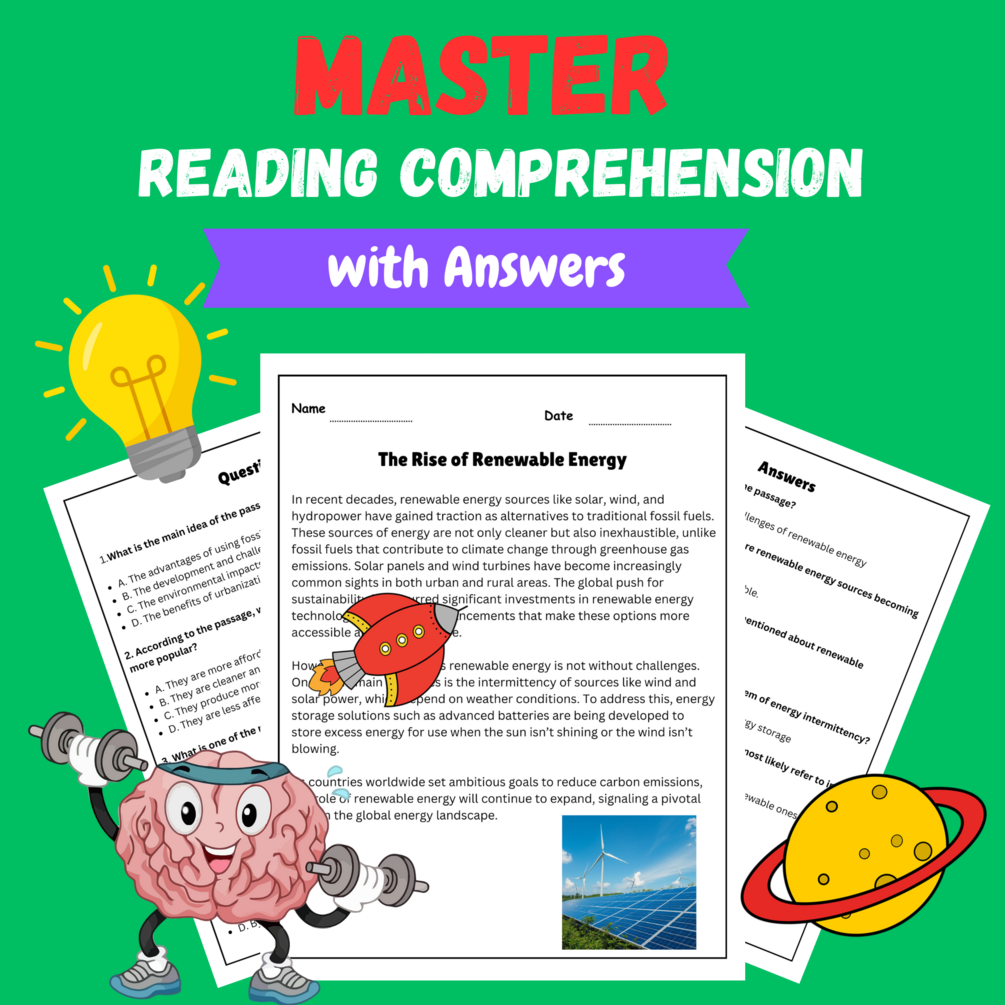 Reading Comprehension: Worksheets with Questions and Answers