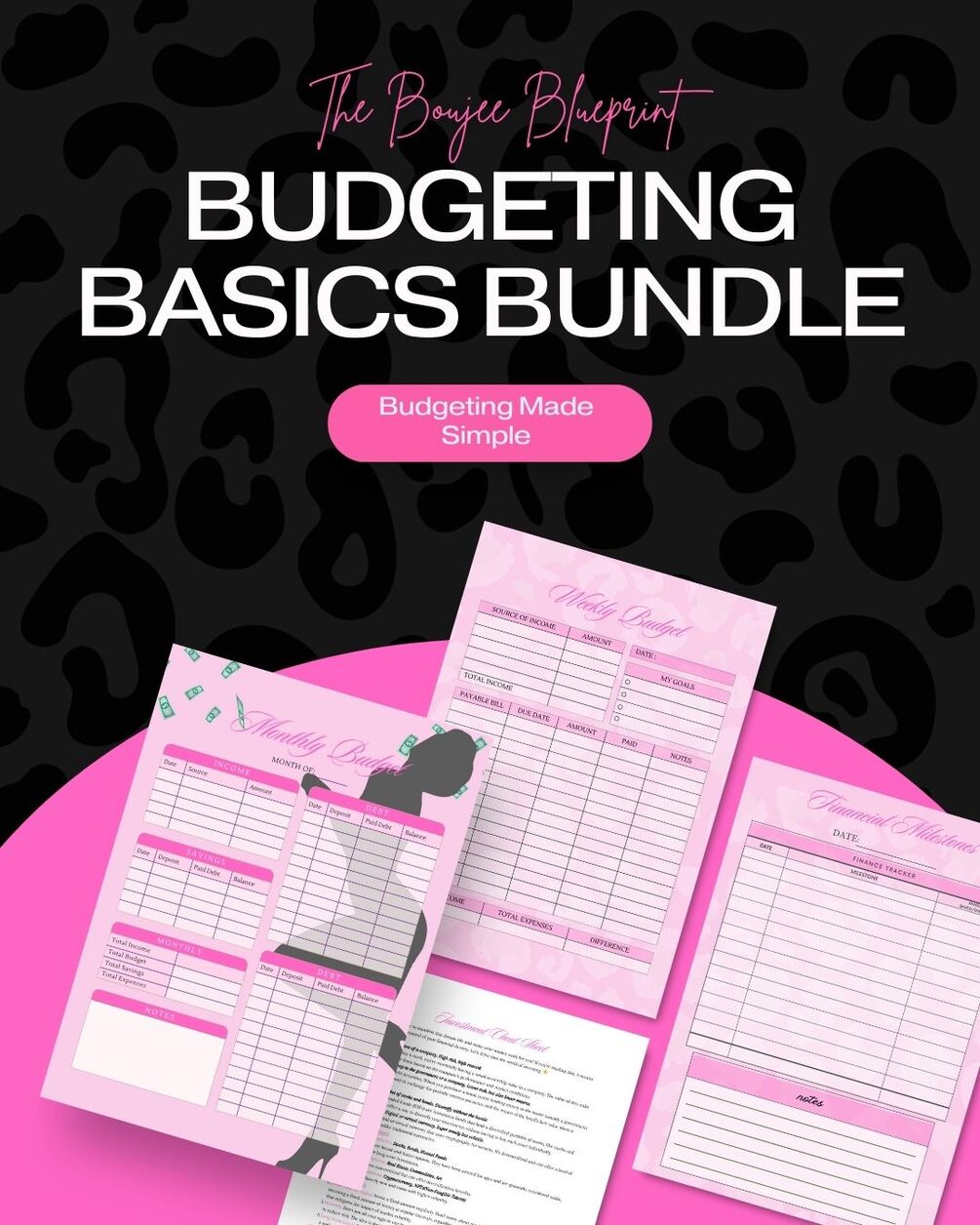 The Boujee Blueprint: Budgeting Basics Bundle