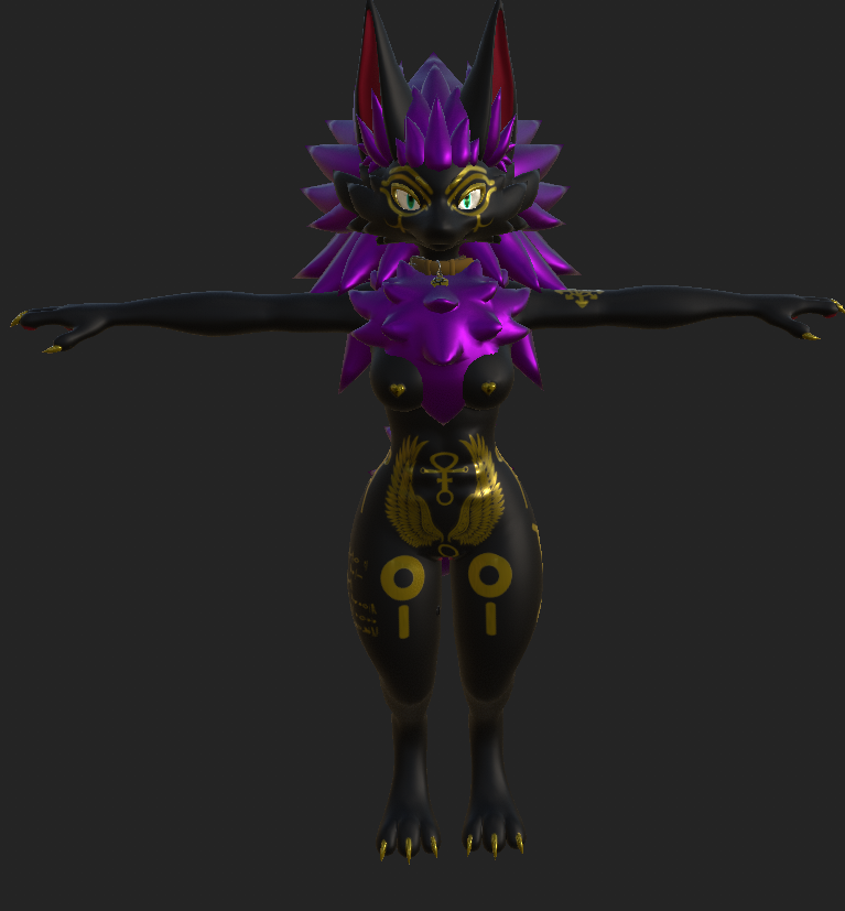NSFW Thicker NovaBeast Anubis Texture