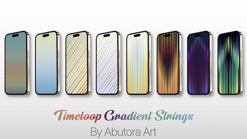 Timeloop Wallpapers: Gradient Strings by Abutora Art