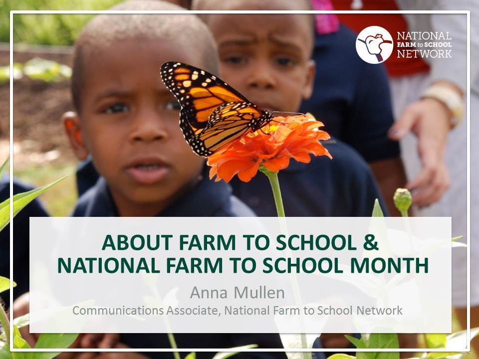 National Farm to School Month: Early Care Education Edition
