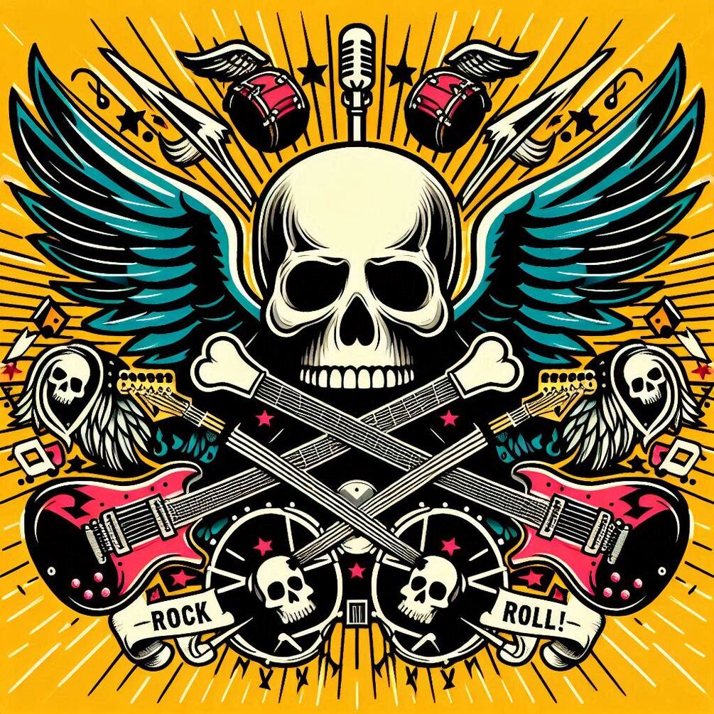 Exquisite Skull and Bones Traditional Artistry 🎨