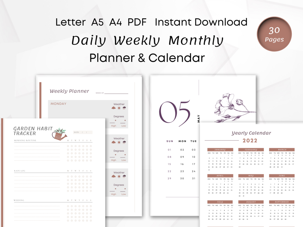 Printable Garden Planner