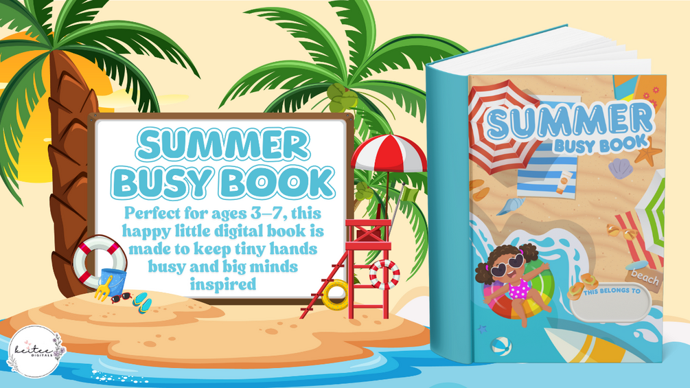 Summer-Themed Busy Book for Kids – Fun & Educational Printable ...
