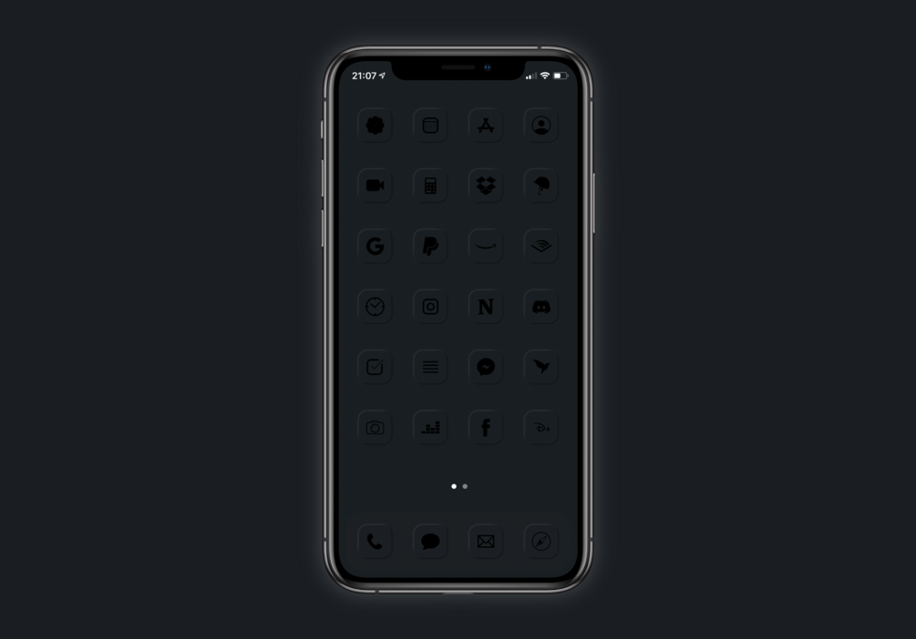 Icon Dark Grey - IOS 14
