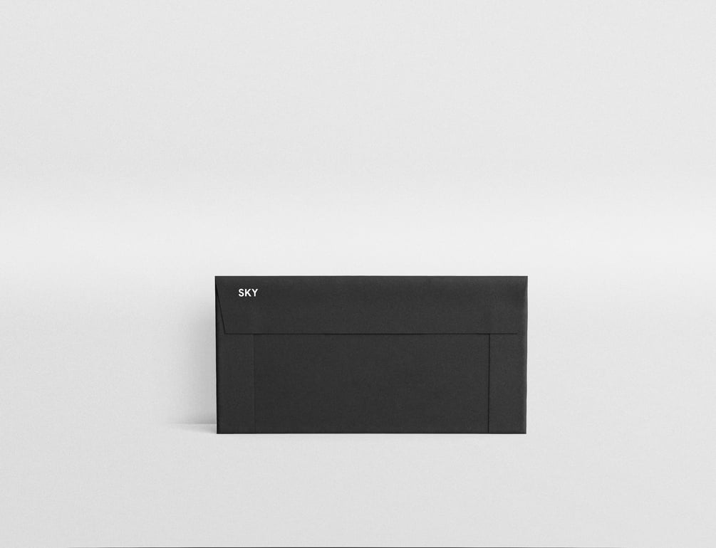 Standing Envelope Mockup