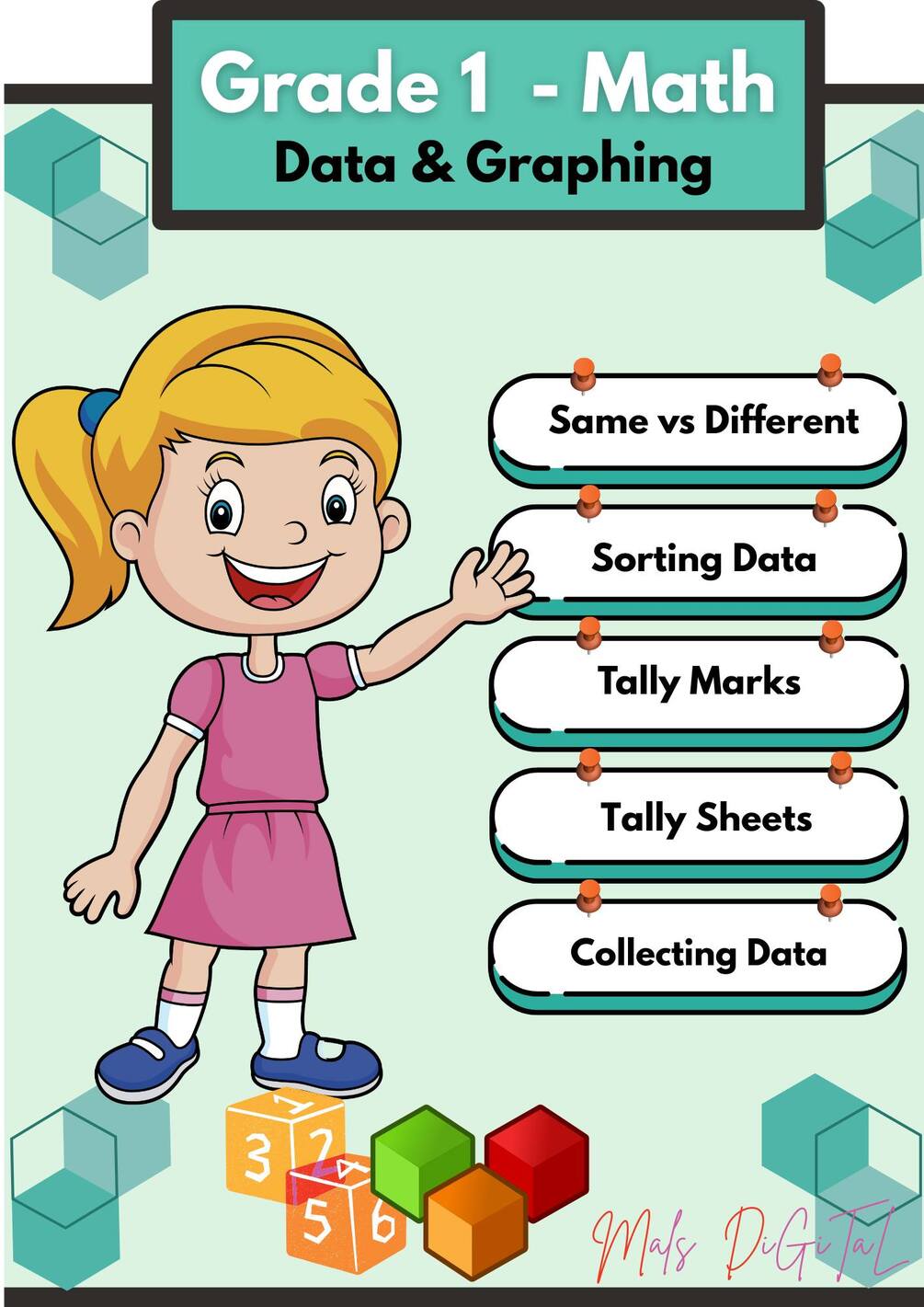 Mathematics Worksheet for Grade 1