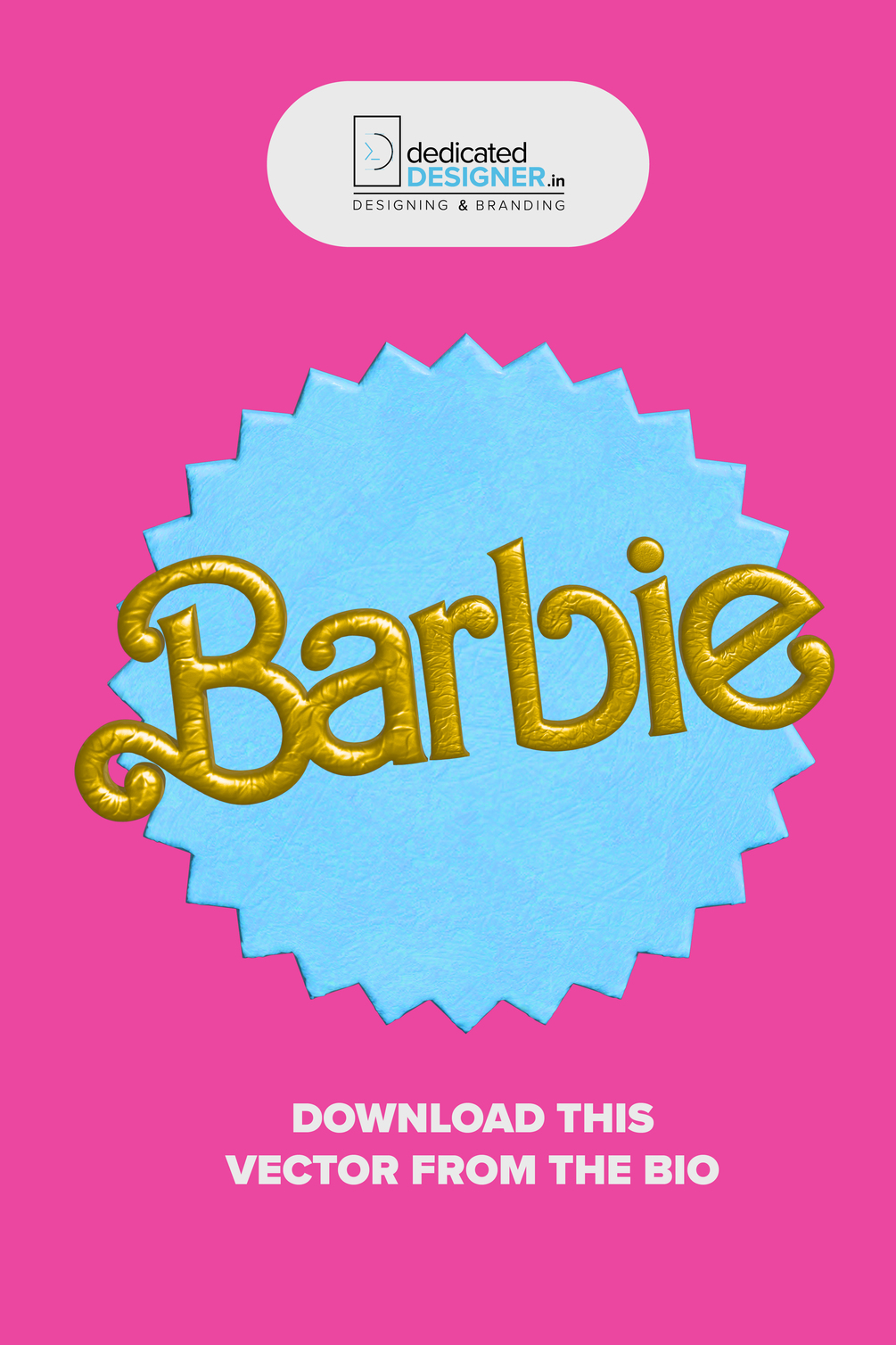 Free Barbie Sticker Vector