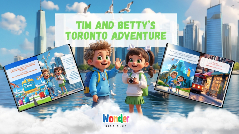 Tim and Betty’s Toronto Adventures: A 3D Travel Story for Curious Kids