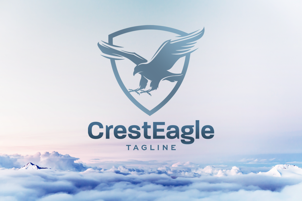 Crest Eagle Logo Template