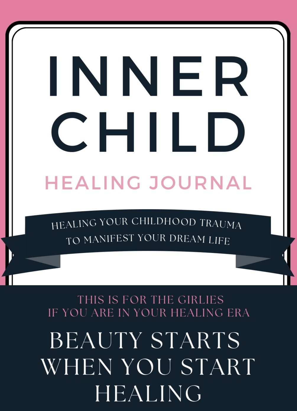 【Complete 240p】 Inner Child Healing Journal 【 Self Therapy Planner