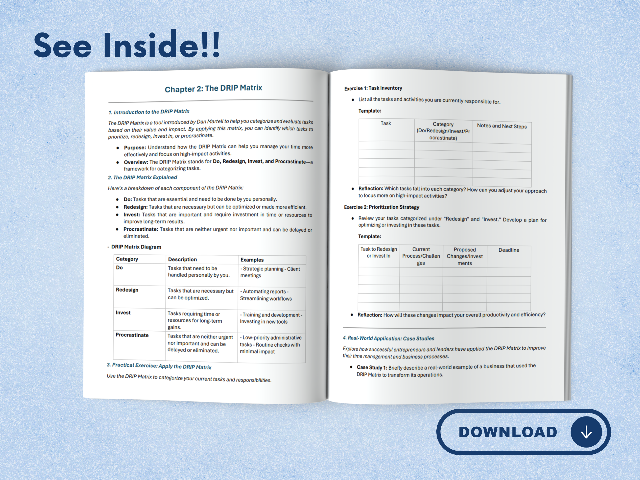 Workbook for Buy Back Your Time by Dan Martell