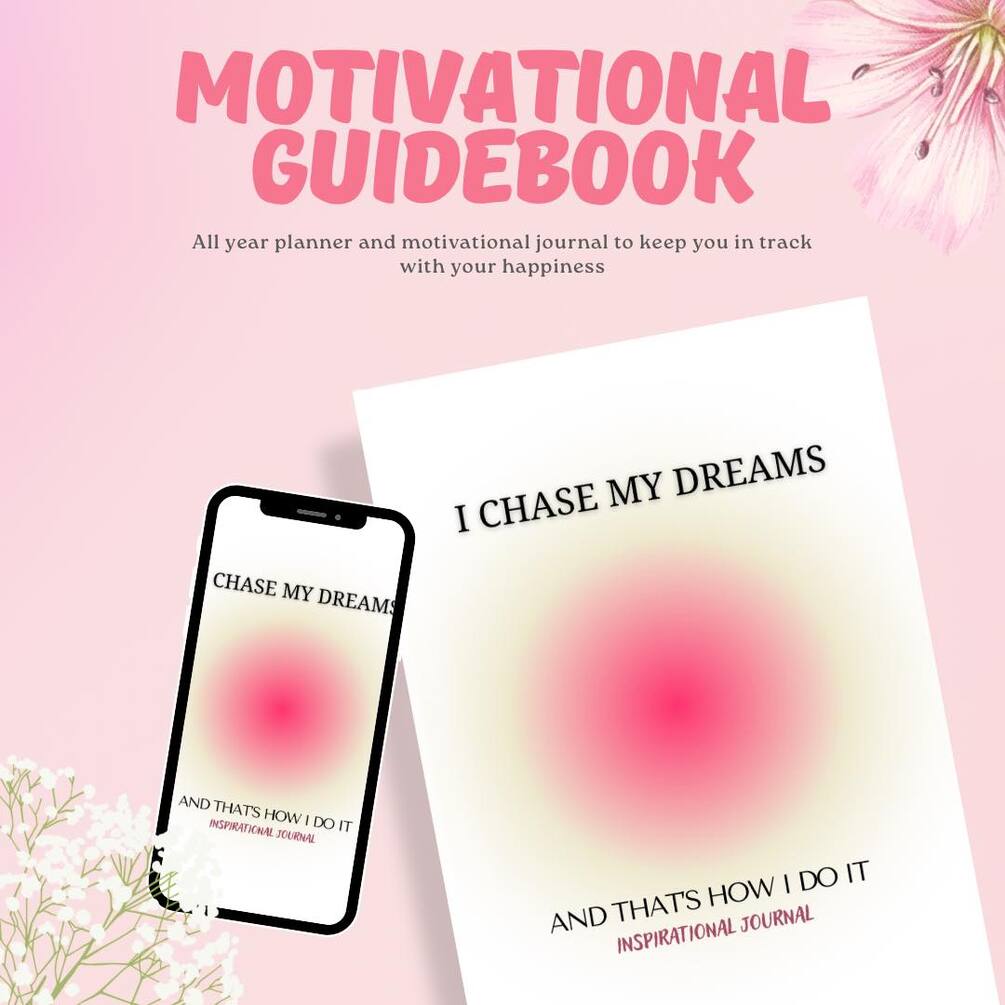 Motivational Guidebook | Inspirational Journal + Planner | Printable ...