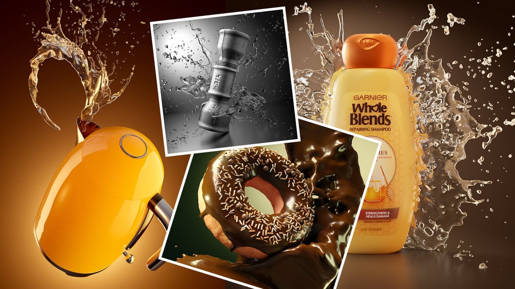 Liandi CGI Splash Pack - add 3d splashes to your product renders!