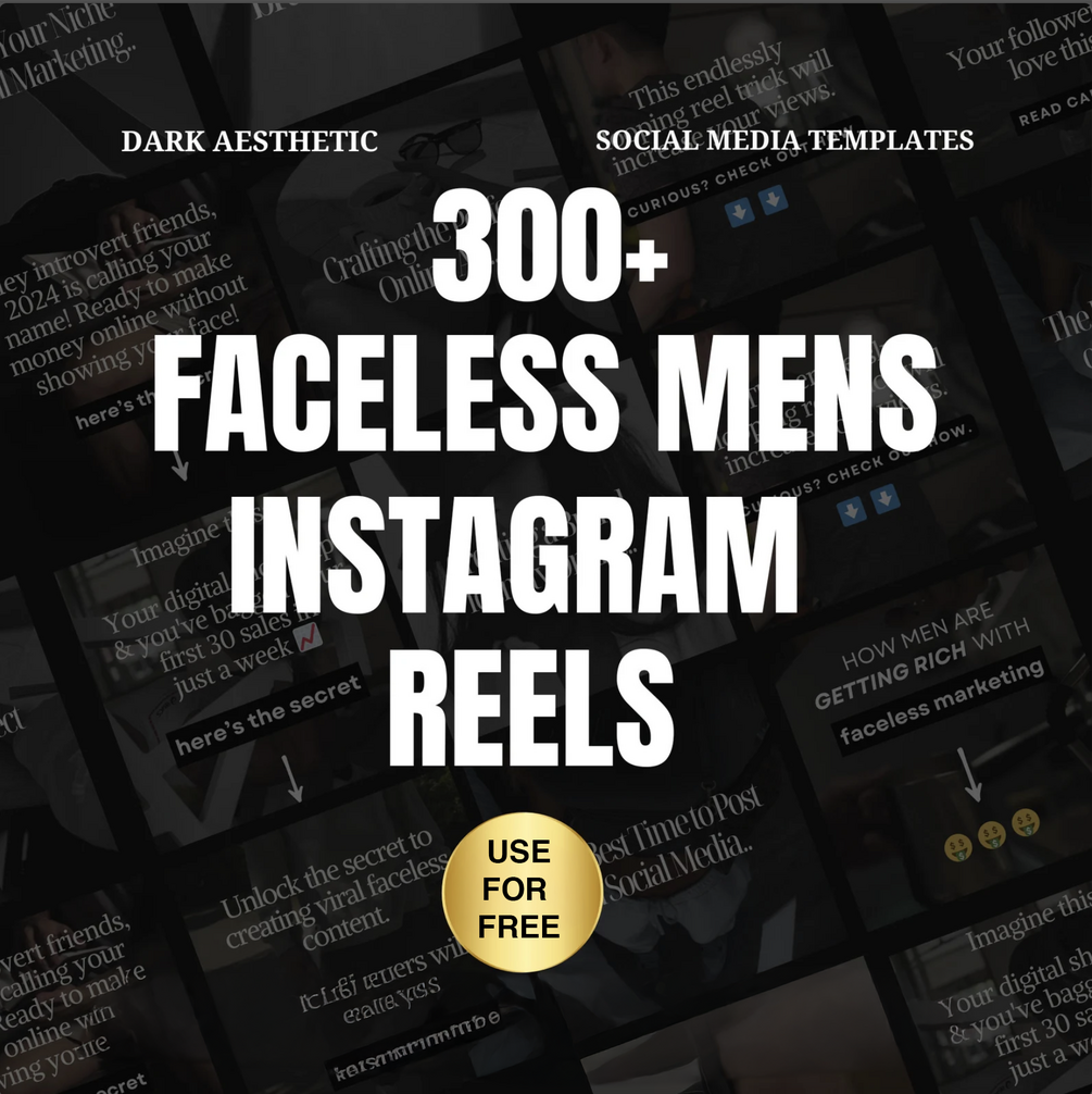 Faceless Marketing, Mens Reels, Digital Marketing, Instagram Stories ...