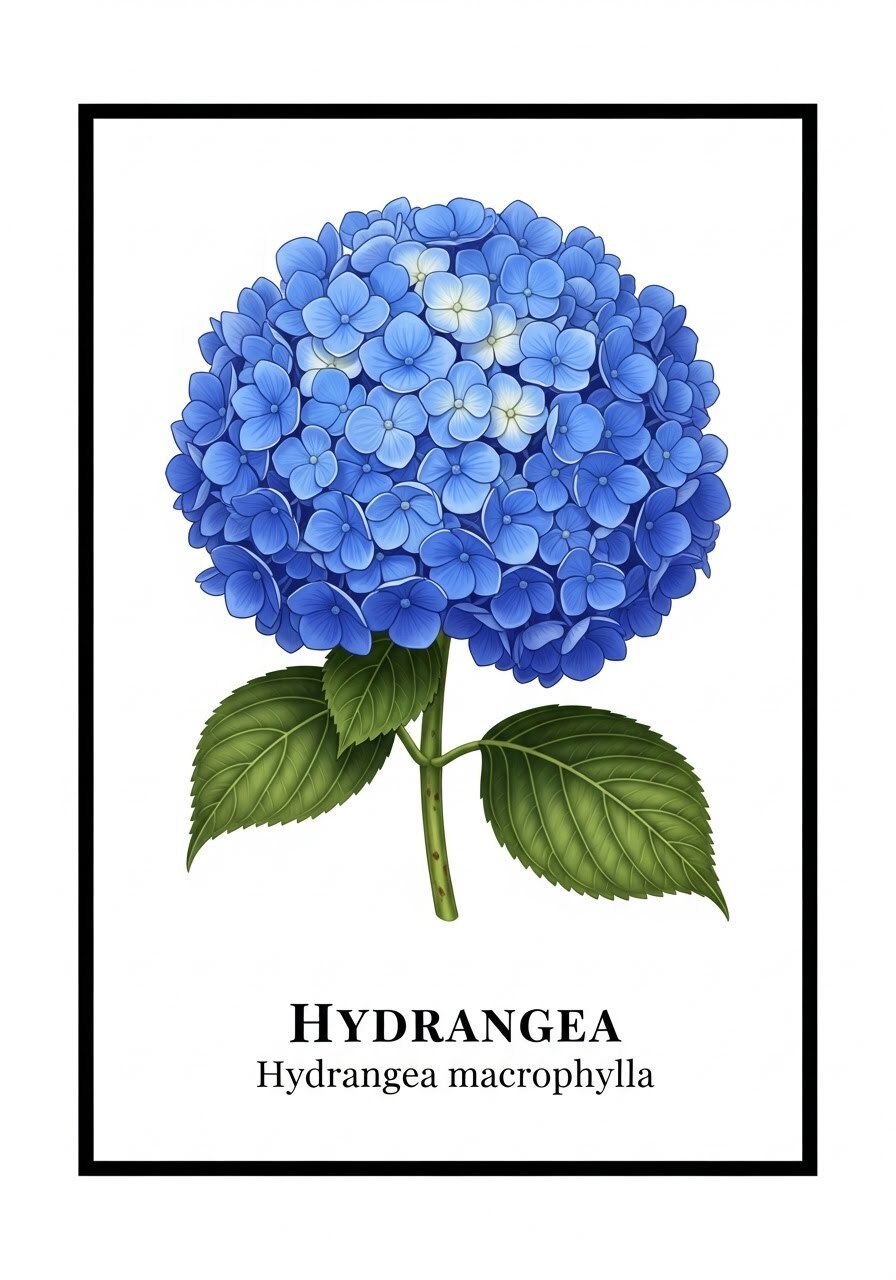 Lovely Flowers Flashcards – 60 Educational Cards for Kids (PNG + PDF)