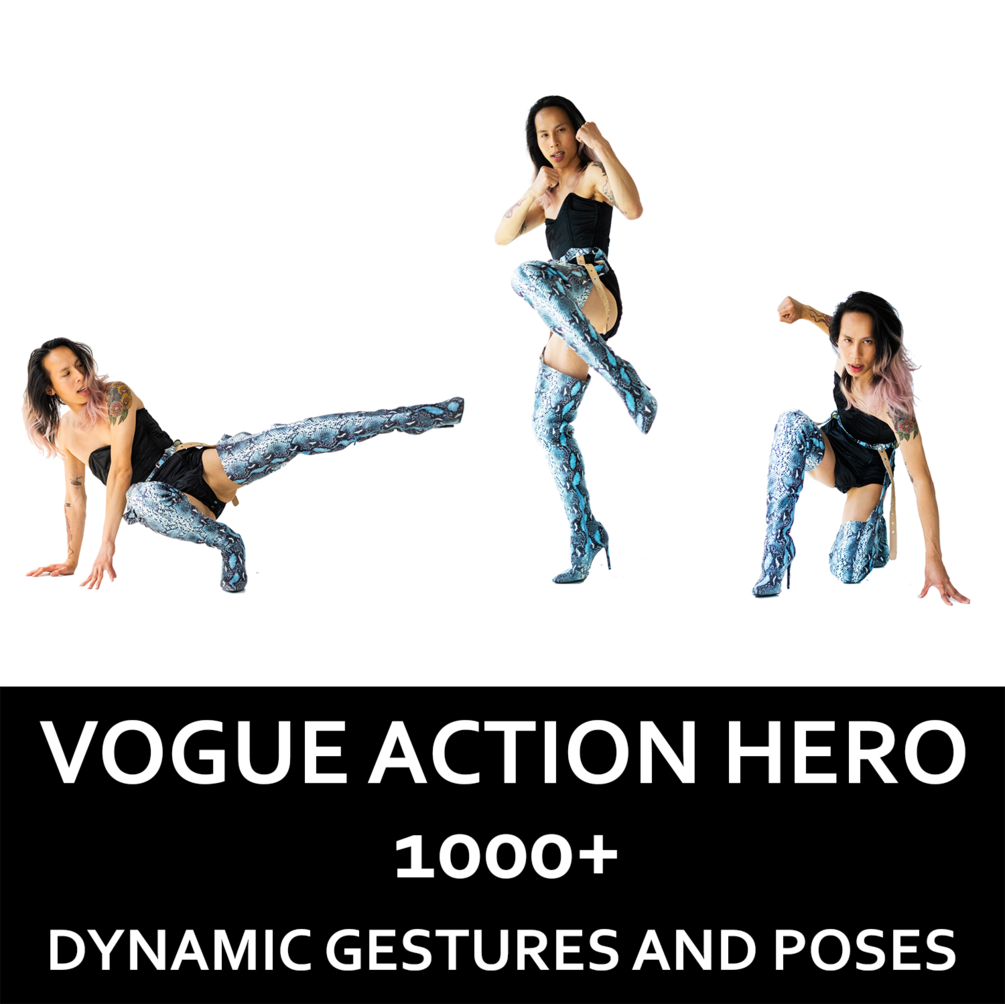Vogue Action Hero Poses