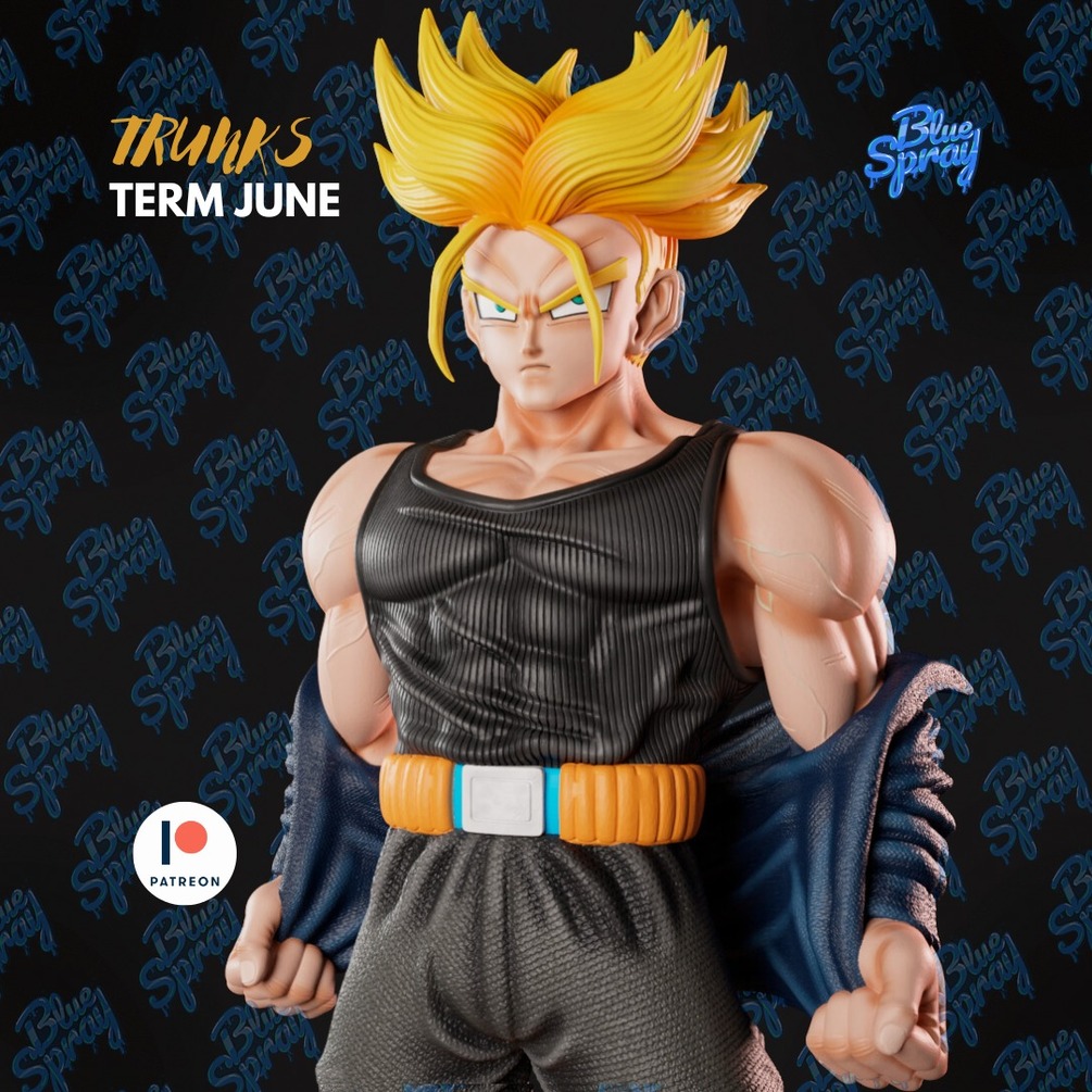Trunks Sculpture (Dragon Ball Z) - BlueSpray3D Models