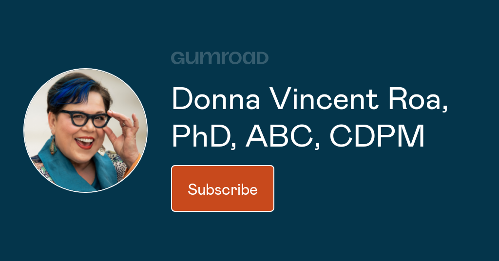 Donna Vincent Roa, PhD, ABC, CDPM