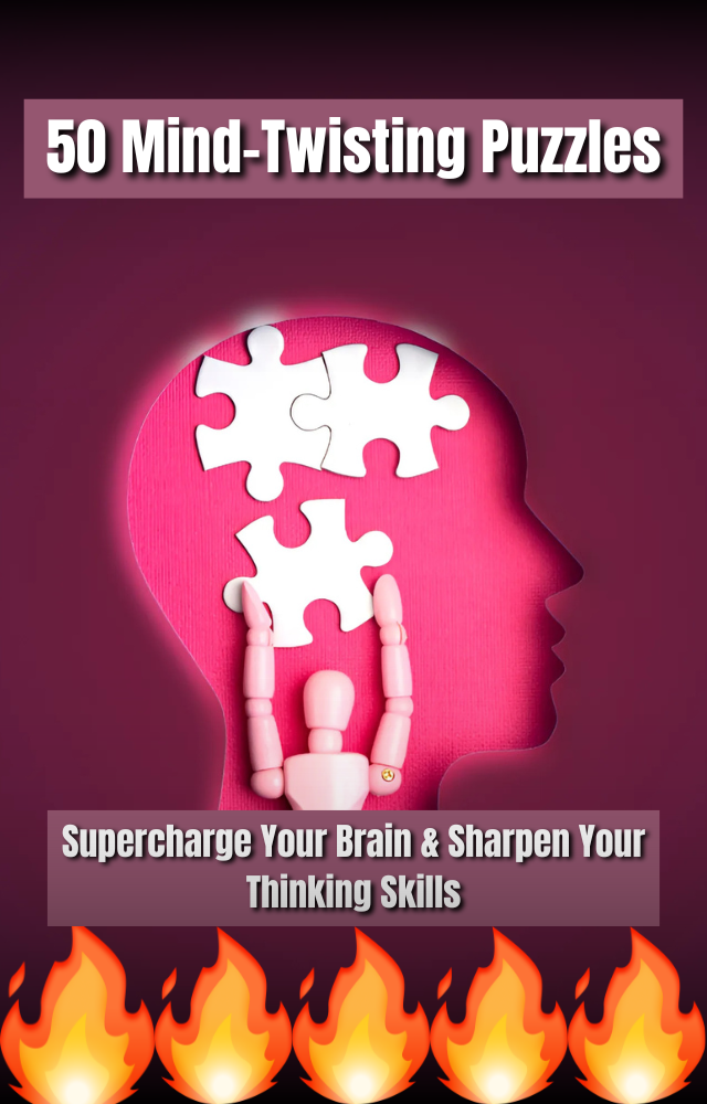 "📖 50 Mind-Twisting Puzzles to Supercharge Your Brain and Sharpen Your ...