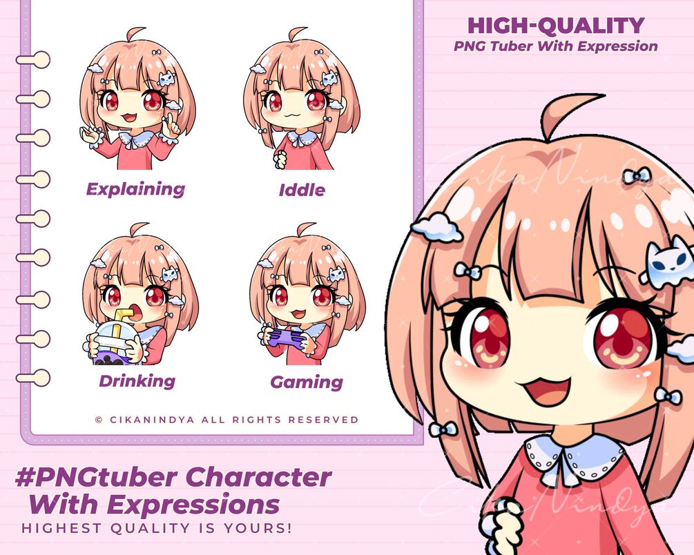 Personalize Your Streams with Versatile PNG Tuber Designs - Png Tuber ...