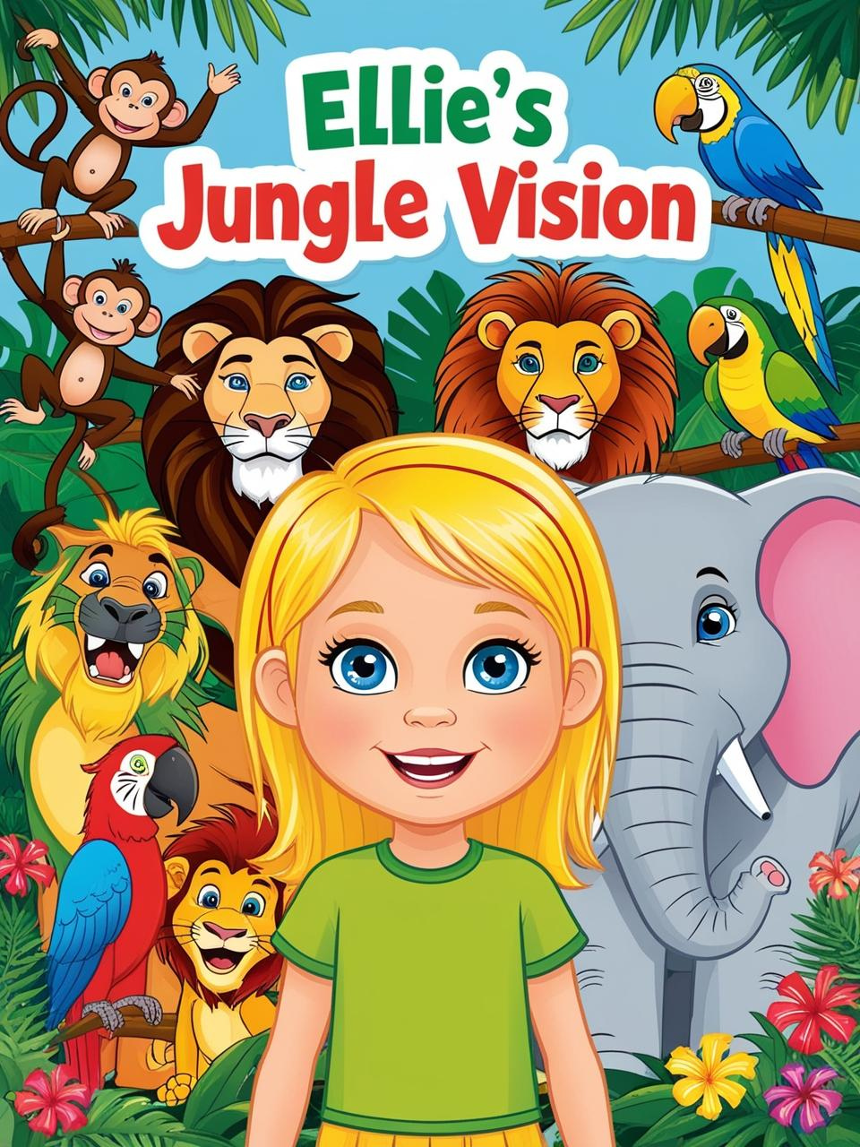 Ellie's Safari Coloring Book