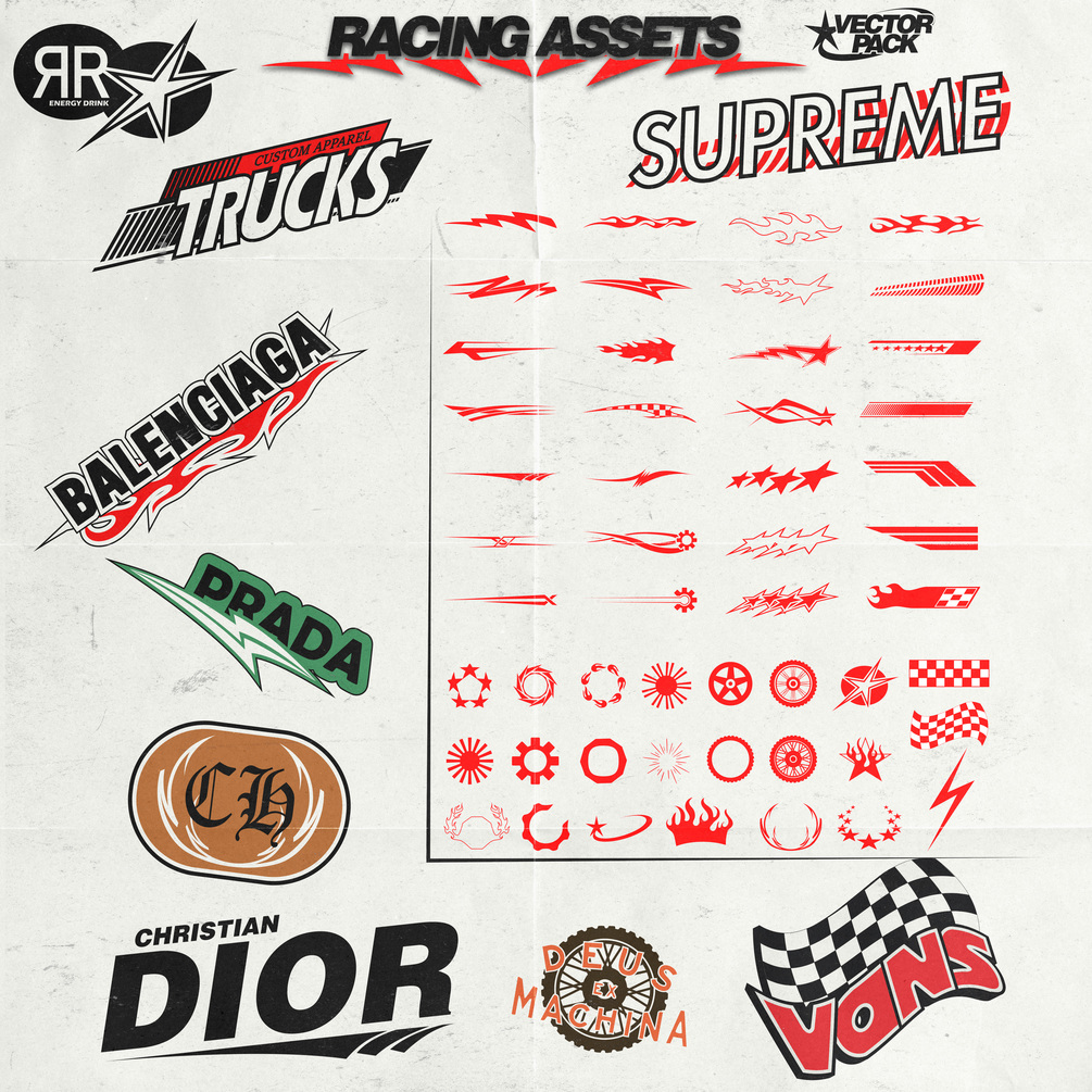 2025 Racing Assets: Vector Pack
